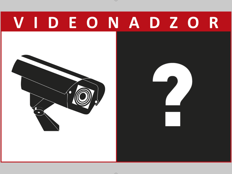 Nove oznake za videonadzorovana območja - Sintal